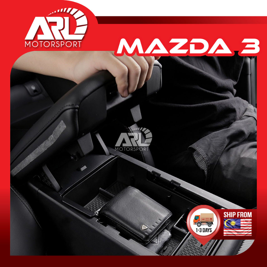Mazda 3 (2019 - 2024) Center Console Compartment Coin Box Armrest Box ...