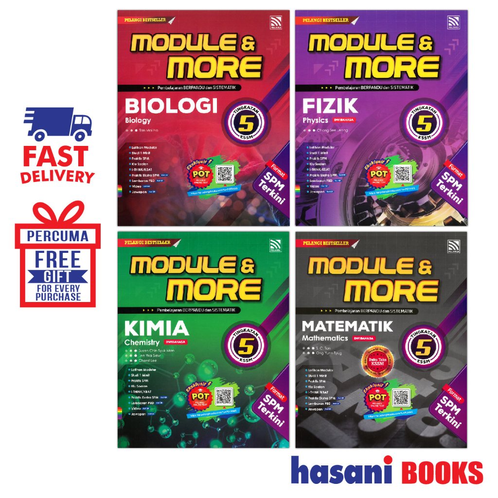 Hasani Pelangi Buku Latihan Module & More KSSM 2023 Tingkatan 5 | Shopee Malaysia