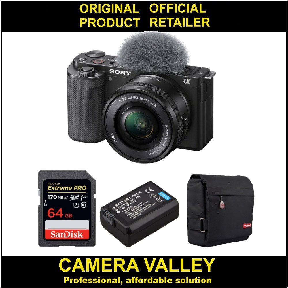 Sony ZV-E10 16-50mm Lens Kit Mirrorless Digital Camera ZVE10 | Shopee ...