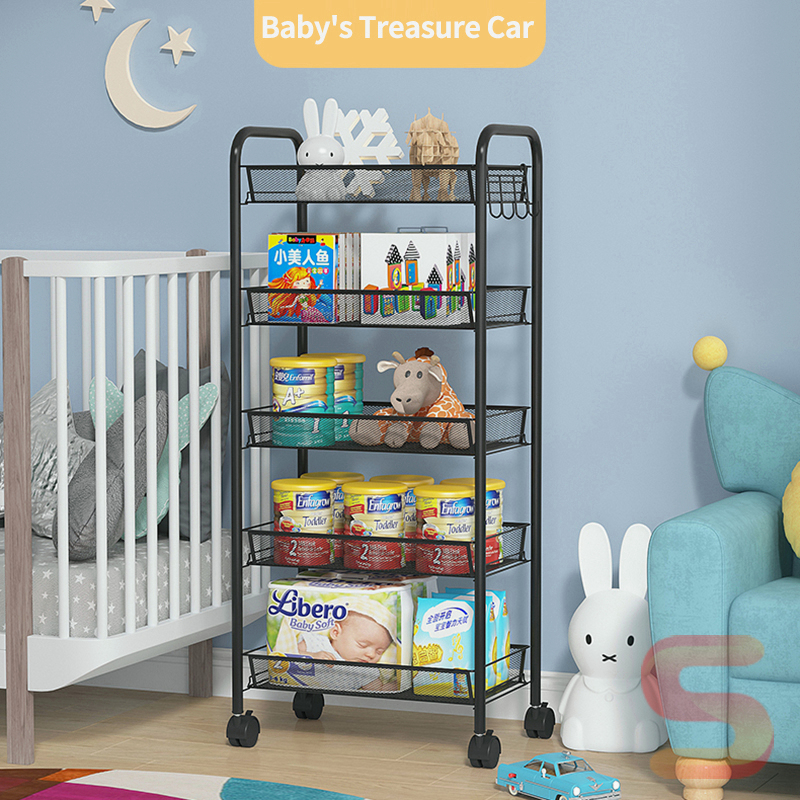 Gap rotating rack kitchen storage rack multi-layer debris rack floors ...