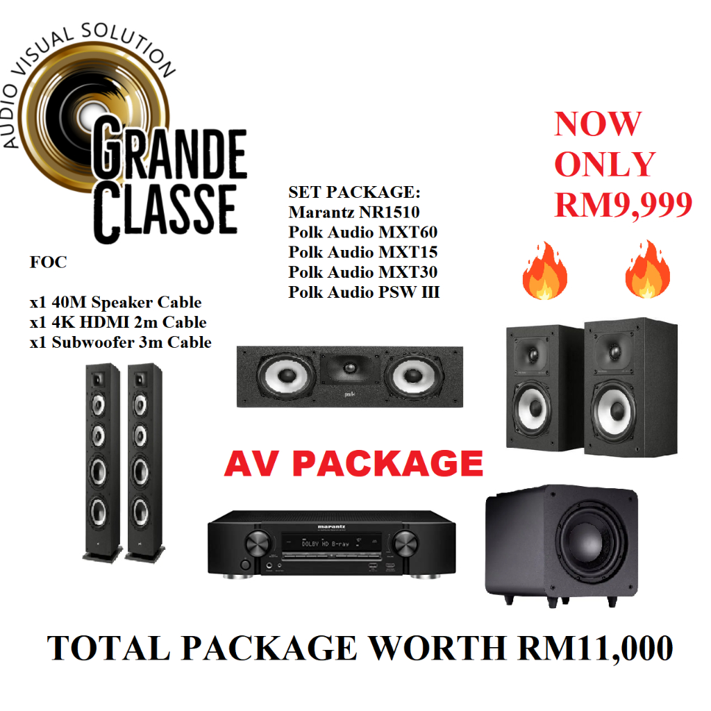 Av Package Marantz Polk Audio 5.1 Home Theater System | Shopee Malaysia
