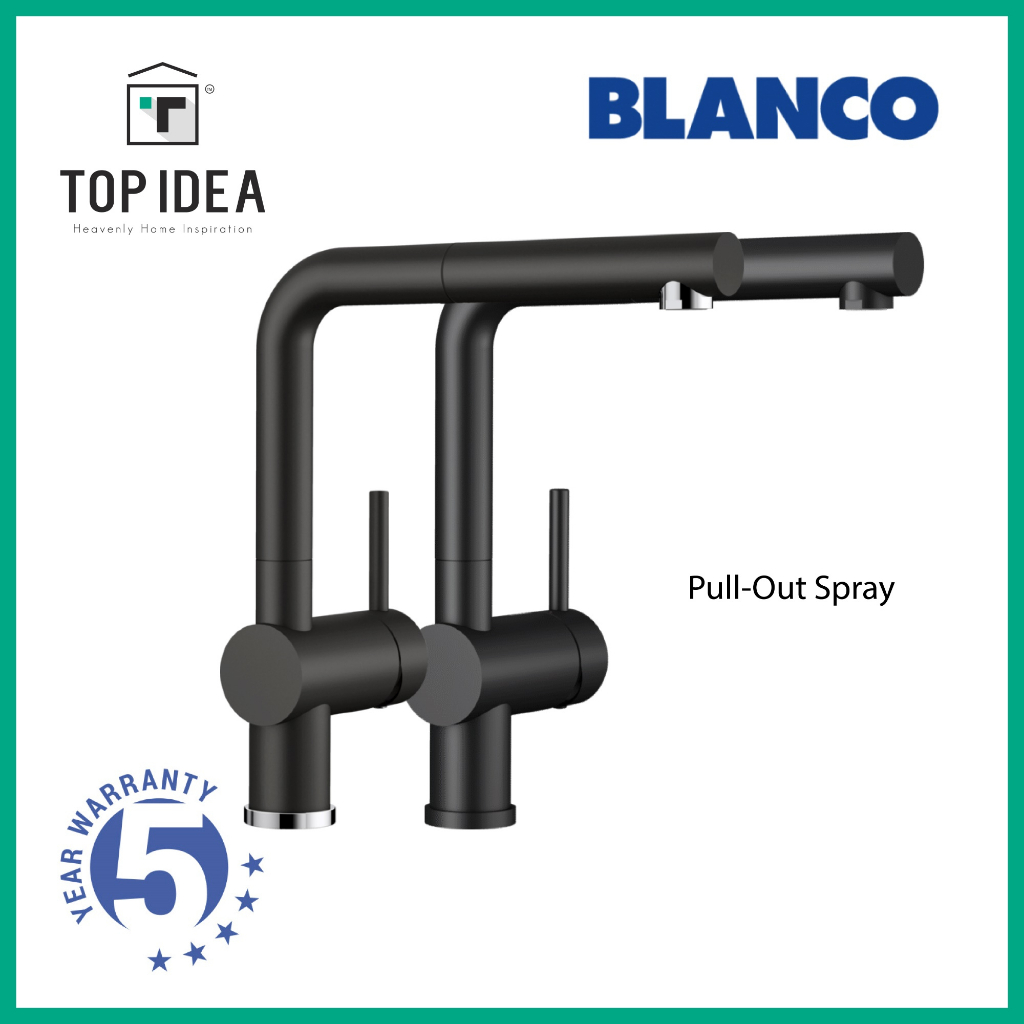 BLANCO LINUS-S SILGRANIT™ Sink Mixer | Pull-Out Spray | Made In Germany ...