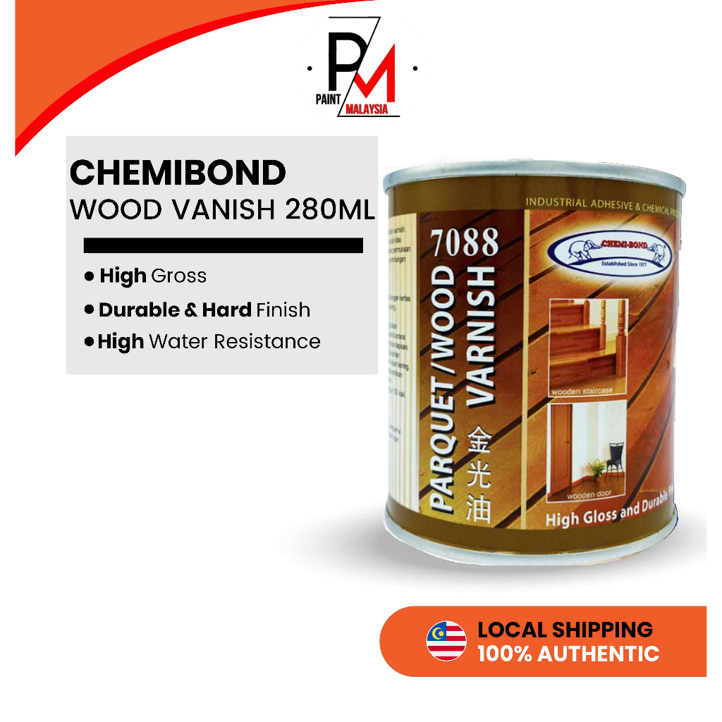 Wood Varnish Parquet Varnish Wood Shellac Syelek Kayu Botol Kecil 280ML ...