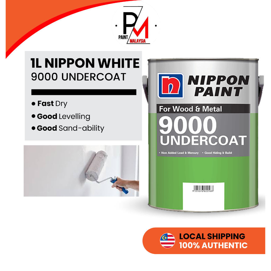 NIPPON Paint 9000 Undercoat Wood & Metal Wood Undercoat Paint Cat ... NIPPON Paint 9000 Undercoat Wood & Metal Wood Undercoat Paint Cat ...
