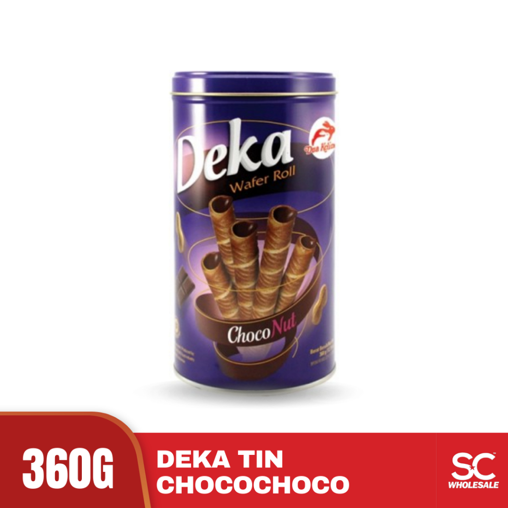 Deka Wafer Roll ChocoNut Tin 360g | Shopee Malaysia