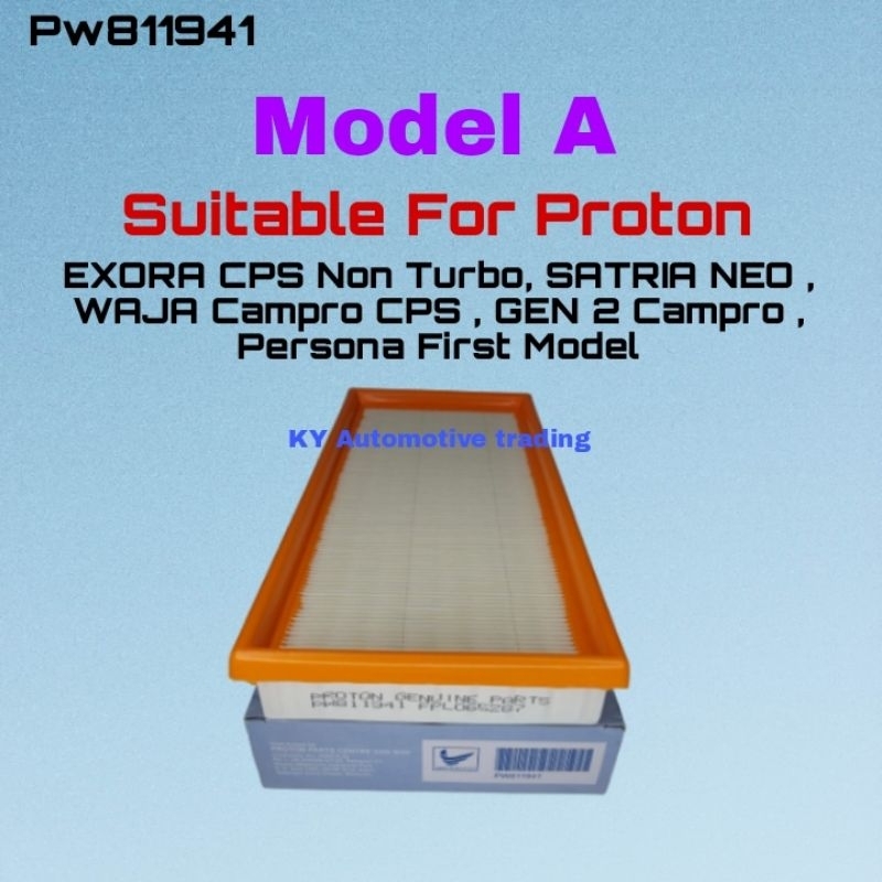 PROTON GENUINE AIR FILTER SAGA BLM, FLX, FL, PERSONA, SAGA VVT, PREVE ...