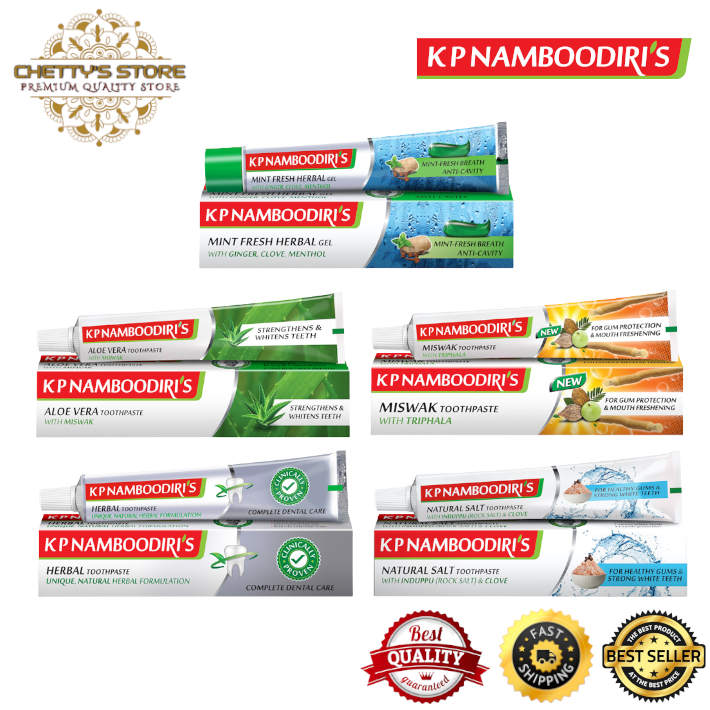 (IMPORTED INDIA) K P Namboodiri's Ayurvedic Toothpaste (Herbal, Natural ...