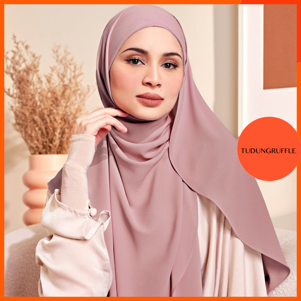 ZARA INSTANT (shawl with two-way inner) by Tudung Ruffle | Shopee Malaysia