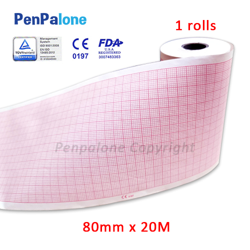 80mm x 20M - 1 rolls ECG paper ( 3 Channel ) | Shopee Malaysia
