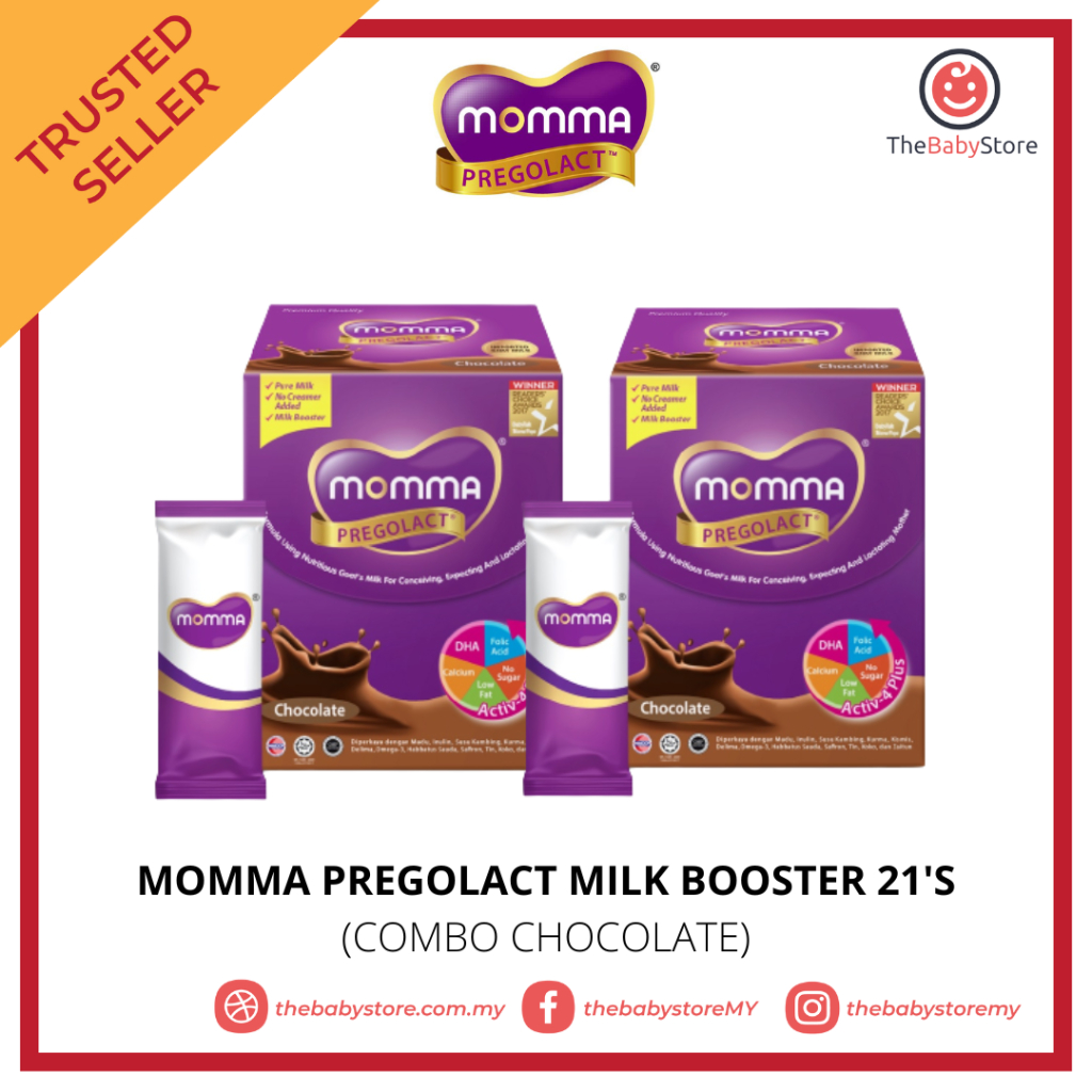 Momma Pregolact® Milk Booster - Milk Booster Chocolate 420g Twin Pack ...