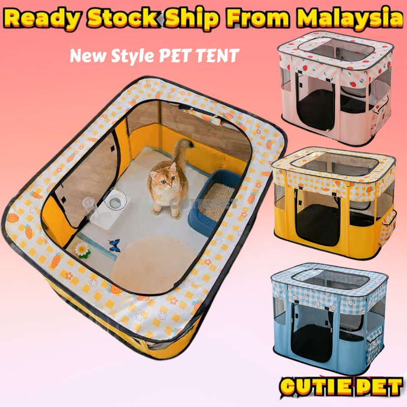 Portable Outdoor Cattery Fences Pet Tent Houses For Foldable Indoor Cat ...