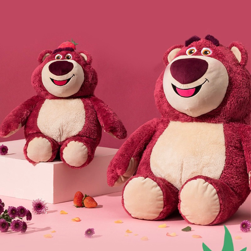 Miniso x Disney Lotso Strawberry Scented Bear Plush Toy 100% Authentic ...