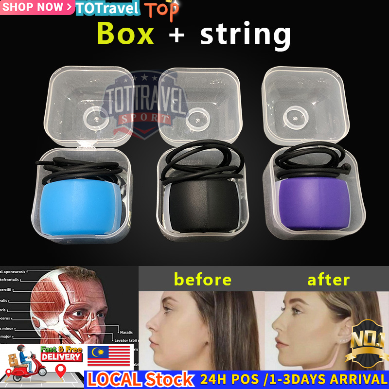 Face jaw Exercise Jawline Ball facial Muscle Fitness Ball Neck Face ...