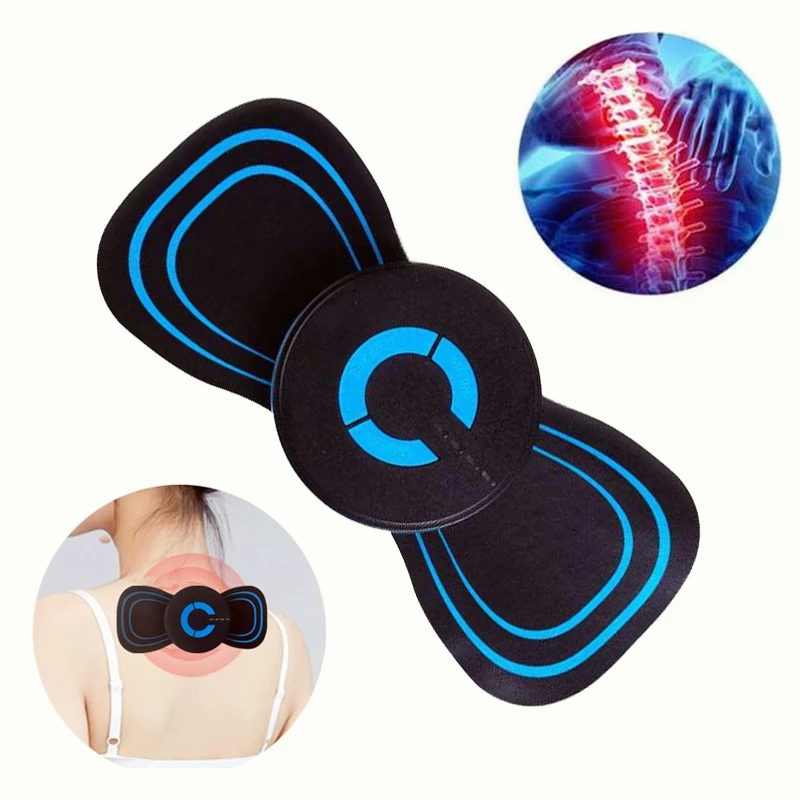 EMS Portable Electric Pulse Neck Massager USB Charging Massager ...
