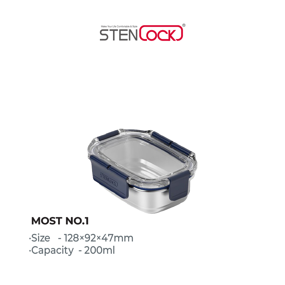 STENLOCK Korea Stainless Steel 304 Airtight Container Most Series | Shopee Malaysia