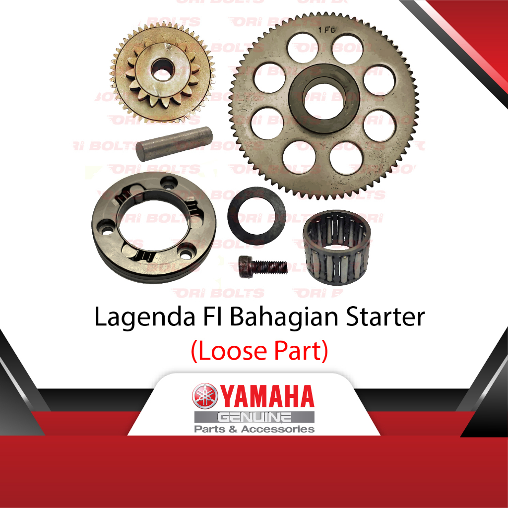 Yamaha Original Lagenda FI Starter Clutch Gear Kecil Pin Wheel Starter ...