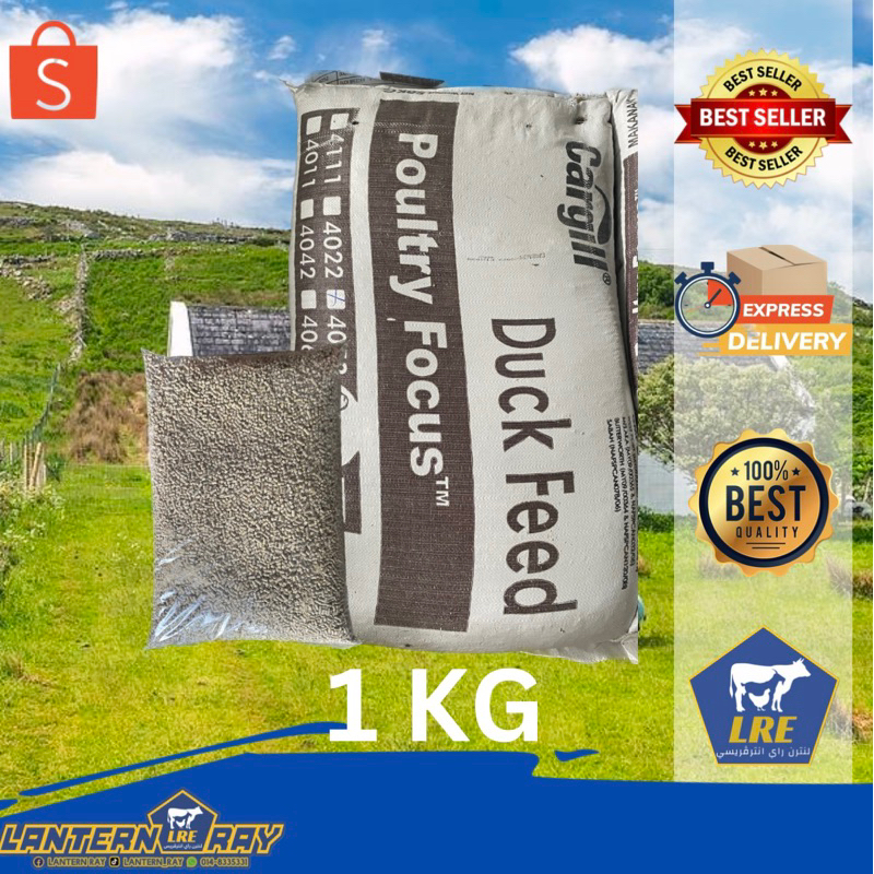 Makanan Itik Penelur/Penggalak Itik Telur CARGILL 4052 1KG | Shopee ...