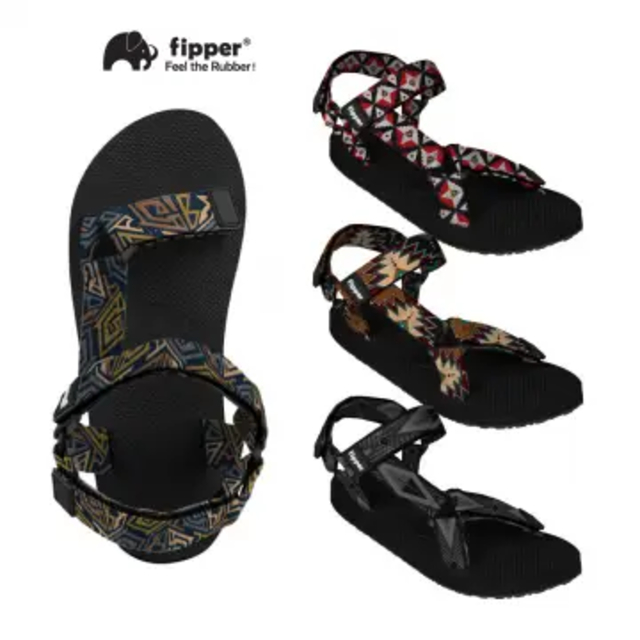 Fipper Slipper Trekker Tribal Series with Adjustable Straps | Shopee ...
