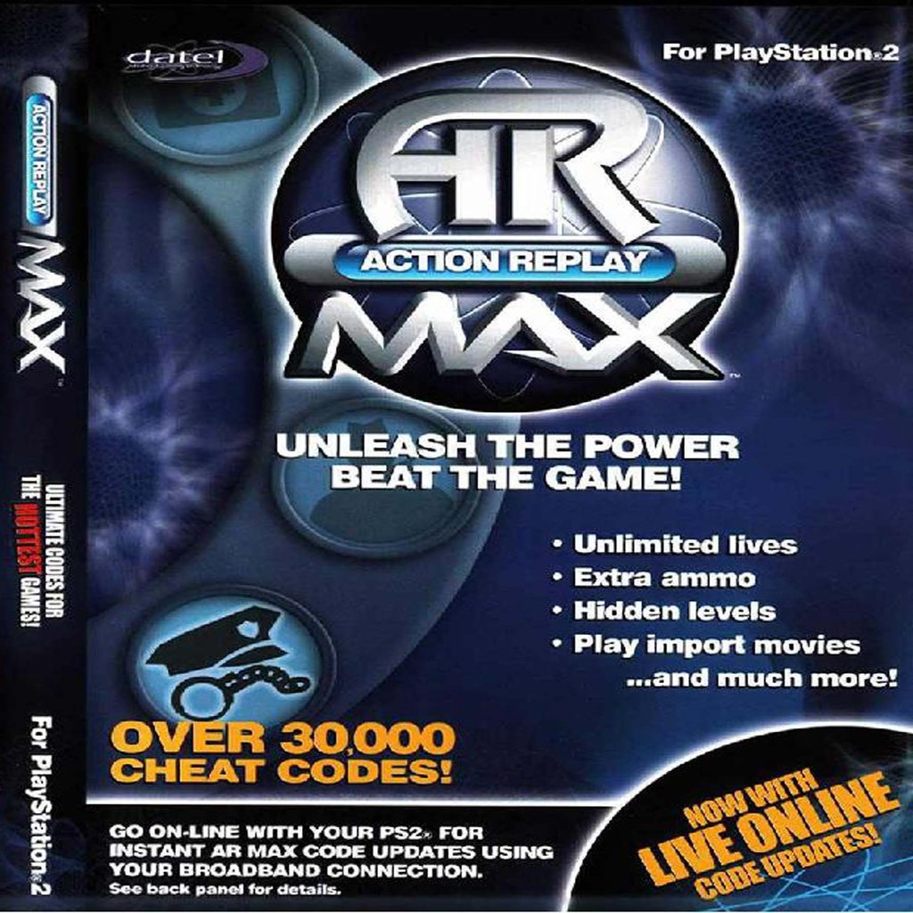 PS2 Game Action Replay Max (GOLD DISC) | Shopee Malaysia