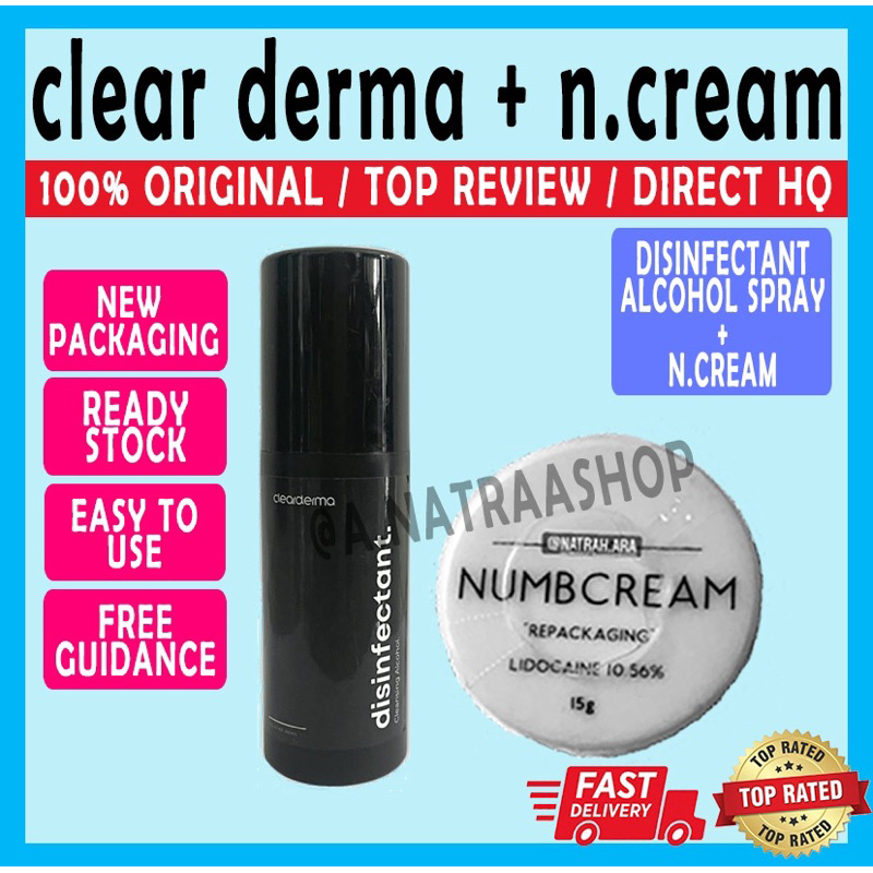 [NEW BATCH] Pencuci roller+ Numb lotion Derma Roller Clear Cleanser ...