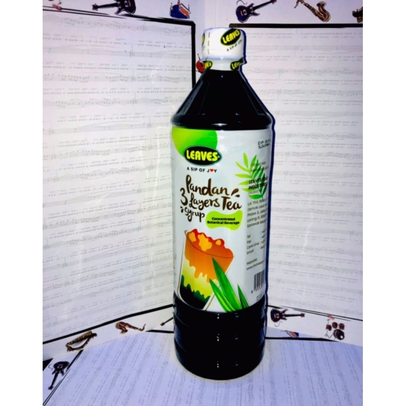 LEAVES Sirap Pandan Teh 3 Lapis | Shopee Malaysia