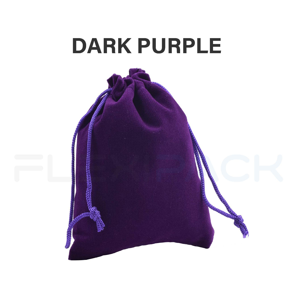 Velvet Beg Uncang Doorgift Beg Kecik Organza Pouch Mini Drawstring ...