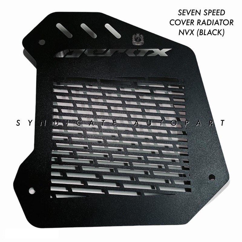 SEVEN SPEED RADIATOR COVER YAMAHA NVX V1 ( SILVER & BLACK ) | Shopee ...