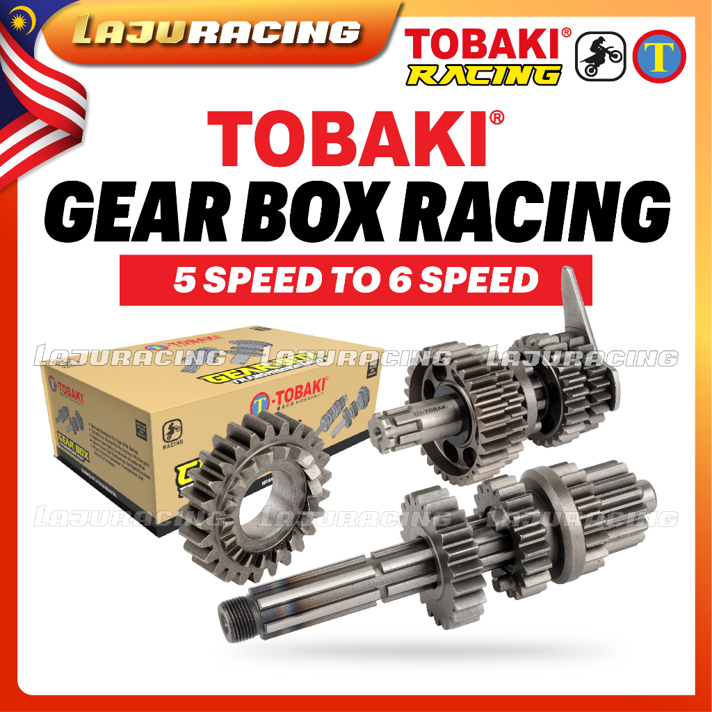 TOBAKI RACING Gear Box FULL SET 6SPEED Y15ZR LC135 5S EX5 DREAM WAVE125 5SPEED Transmission | LC ...