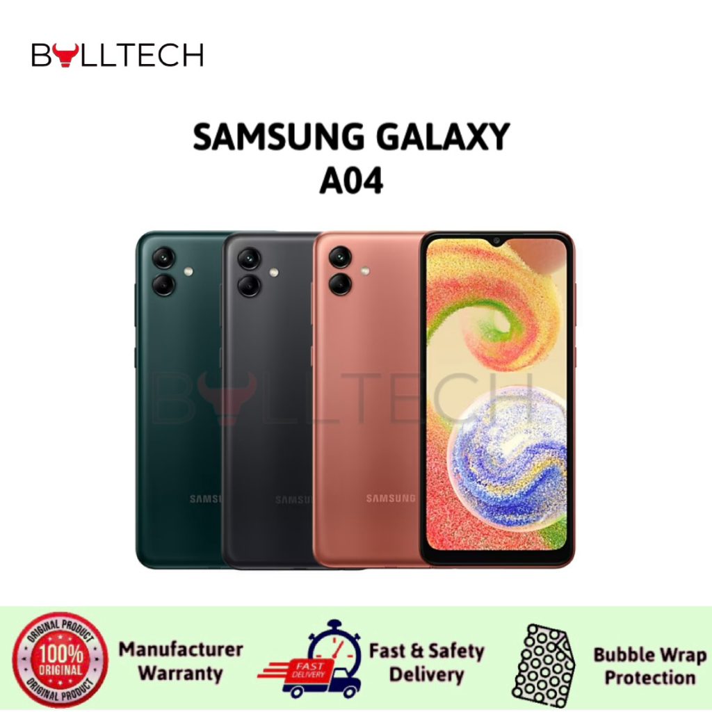 Samsung Galaxy A04 (A045) 3GB RAM + 32GB ROM / 4GB RAM + 64GM ROM 1 ...