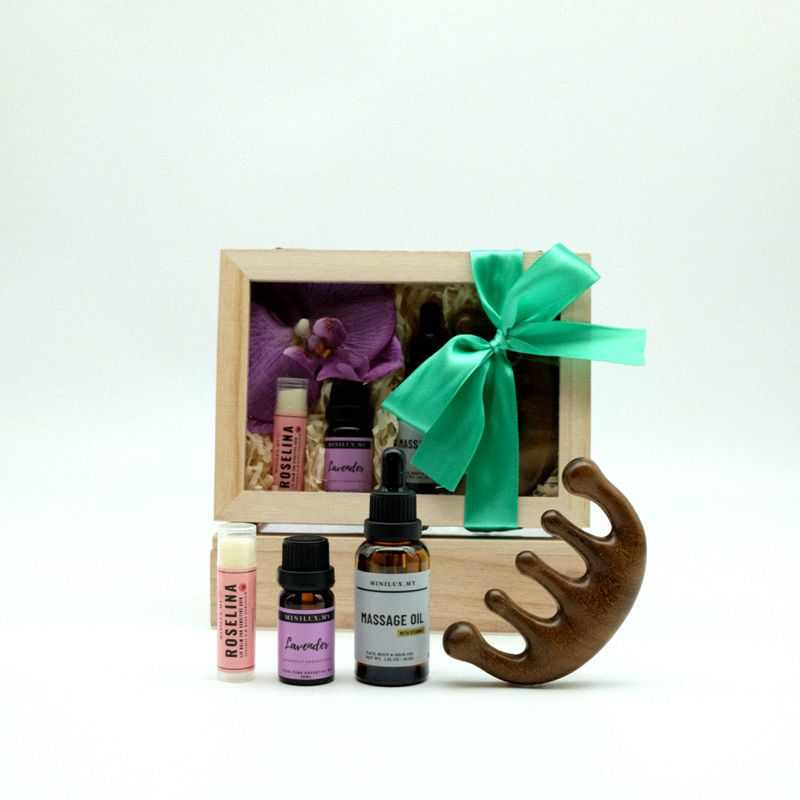 MINILUX [Raya Giftset] Pampering Massage Set (with 100% Pure Essential ...