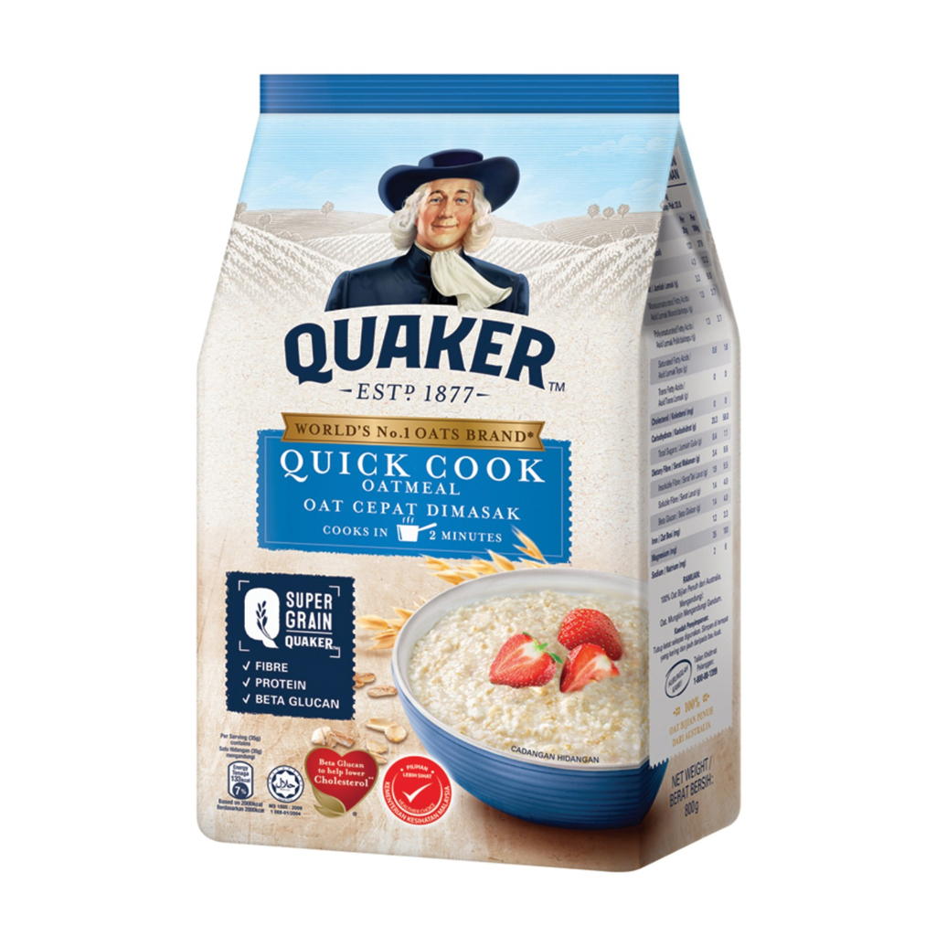 Quaker Quick Cook Foil (800g) | Shopee Malaysia