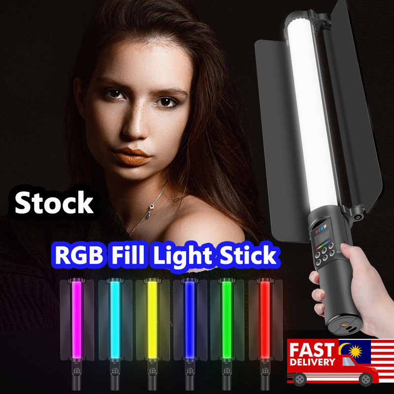 Handheld LED Light Wand Colorful Photography Lighting Stick 18 Modes ...