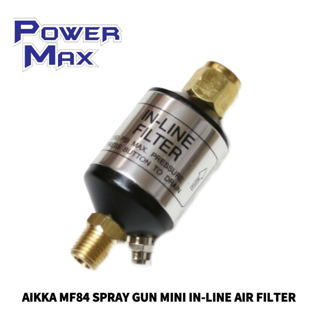 AIKKA MF84 SPRAY GUN MINI IN-LINE AIR FILTER ( WATER SEPARATOR ...
