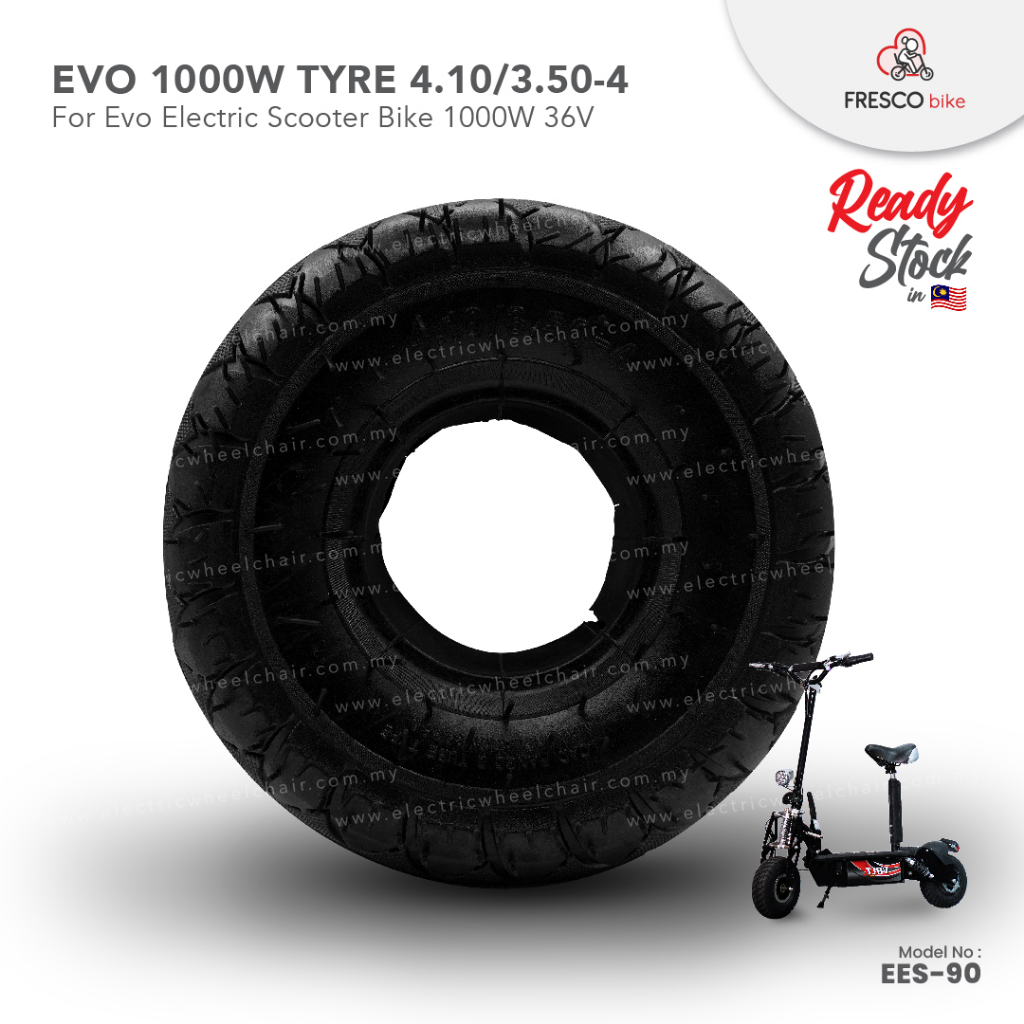 [TYRE] EVO TYRE 1000W Tyre for Evo Electric Scooter Bike 1000W 36V ...