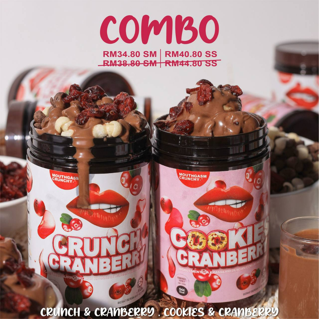 [24H💯 POSTAGE] 🔥KUIH RAYA MOUTHGASM CRUNCHY BERRY CHOCOJAR🔥 | Shopee ...