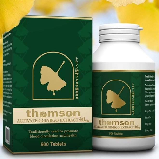 Thomson Activated Ginkgo Extract 40mg x 60 tablets / 30 tablets (Exp 7/ ...