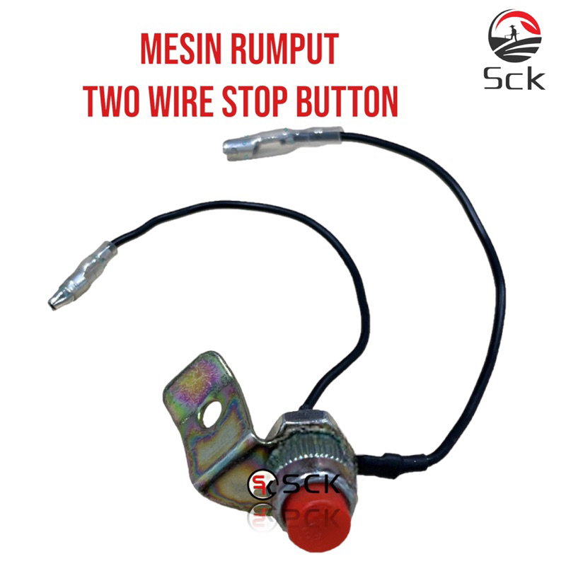 Brush Cutter Two Wire One OFF Switch Stop Button/Mesin Rumput BG328 ...