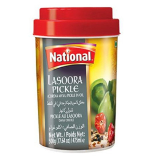 National Achar Fresh Lasoora Pickel in Mustard Oil 500g (Assorted ...
