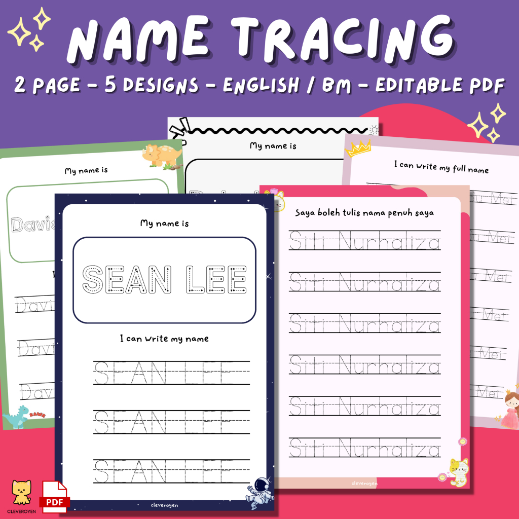 [PDF] Name Tracing | Learn to Write Name | Belajar Menulis Nama ...