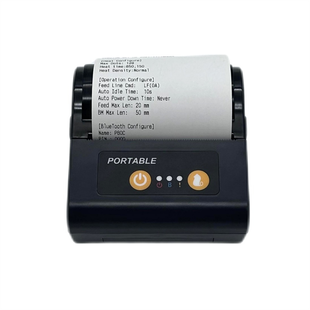 80mm portable bluetooth thermal printer xprinter gprinter zywell ...