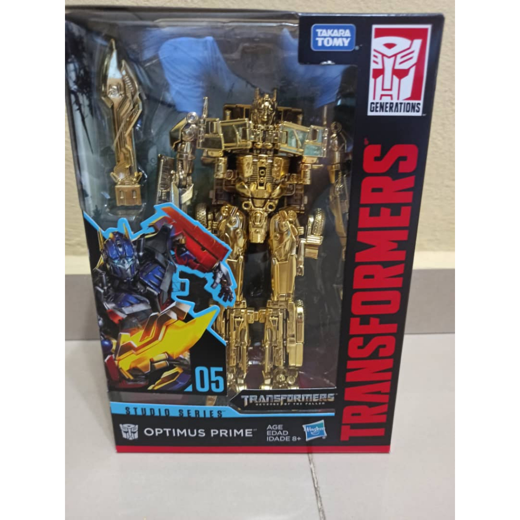 Hasbro Transformers Studio Series Optimus Prime Gold Chrome Ver ...