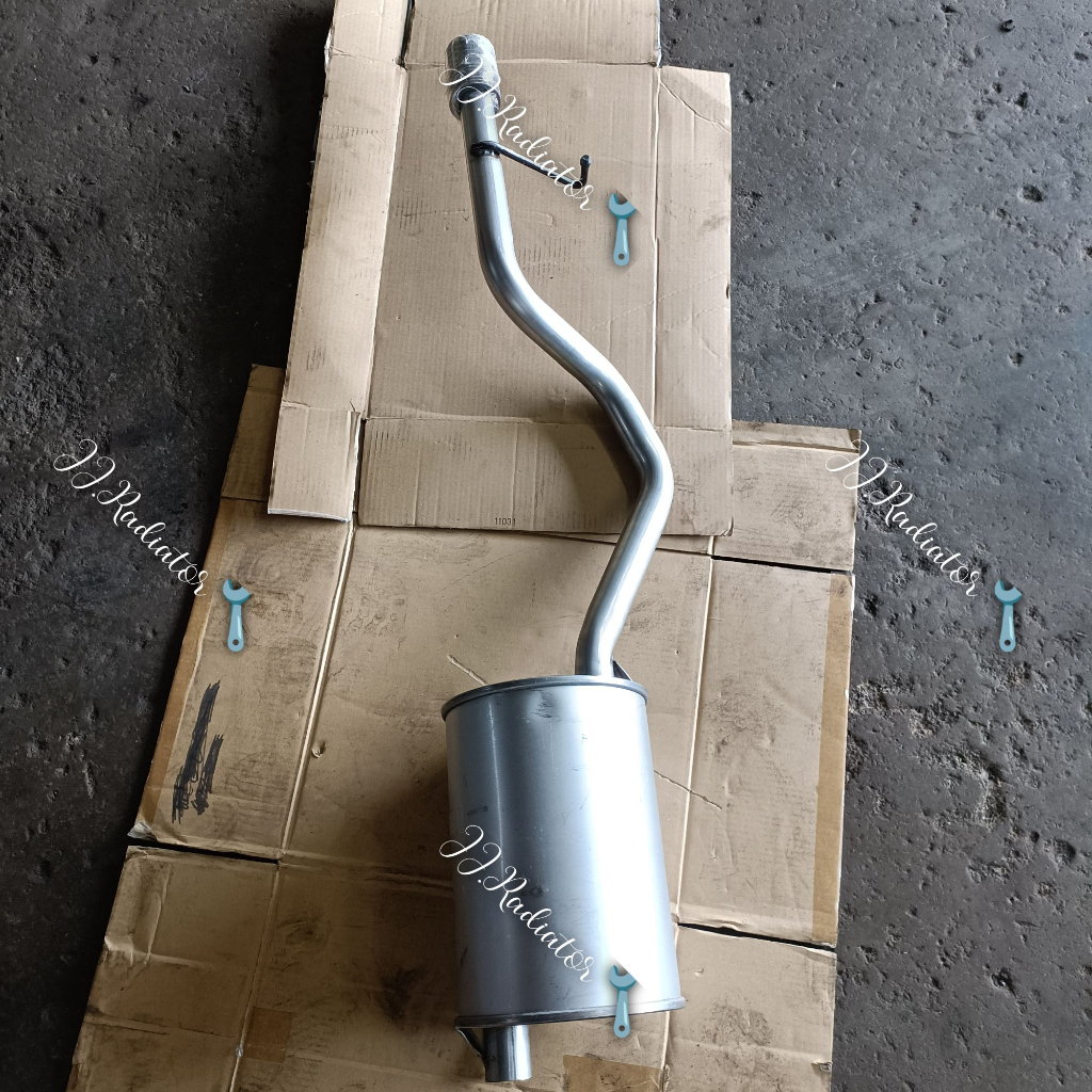 Perodua Kenari/Kelisa Rear Assembly ekzos with stainless steel Tail Tip ...