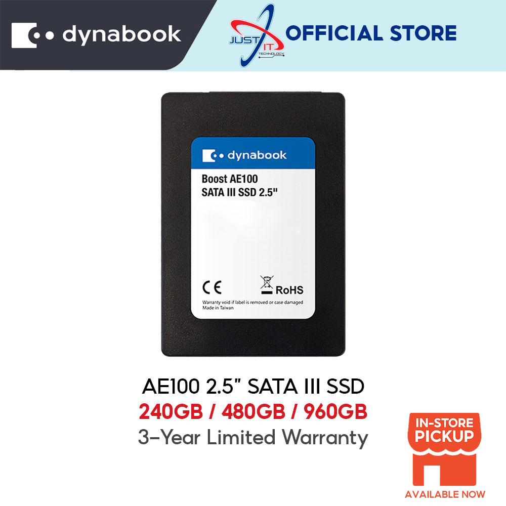 Dynabook Boost AE100 (240GB / 480GB / 960GB) 2.5 SATA III SSD | Shopee ...