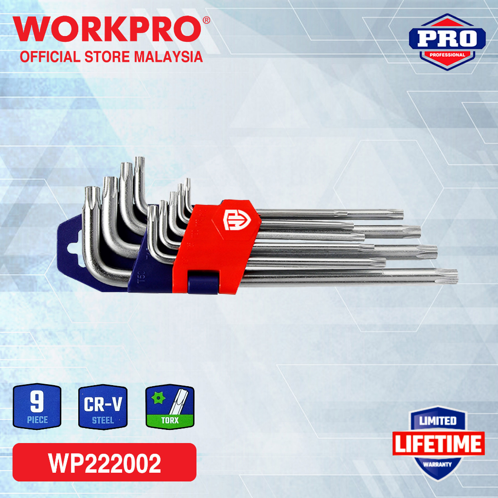 WORKPRO Torx Key Set Hanging Holes (9 Pcs) | Shopee Malaysia