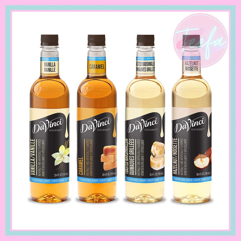 DaVinci Gourmet Sugar Free Syrups 750mL | Shopee Malaysia