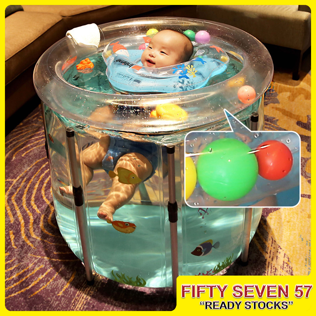 Transparent PVC Baby barrel Baby Swimming Pool Child Baby SPA Bath Tub ...