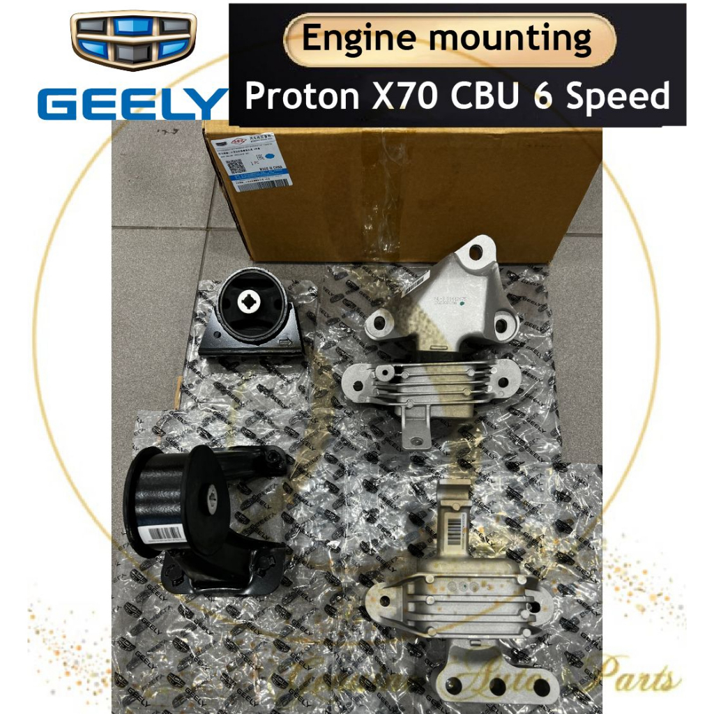 (100% ORIGINAL) GEELY PROTON X70 ENGINE MOUNTING SET CBU 6 SPEED ...
