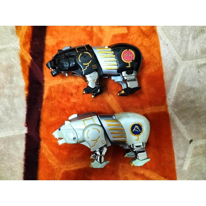 ORIGINAL BANDAI SENTAI WILD FORCE GAORANGER DX GAO BEAR & GAO POLAR ...