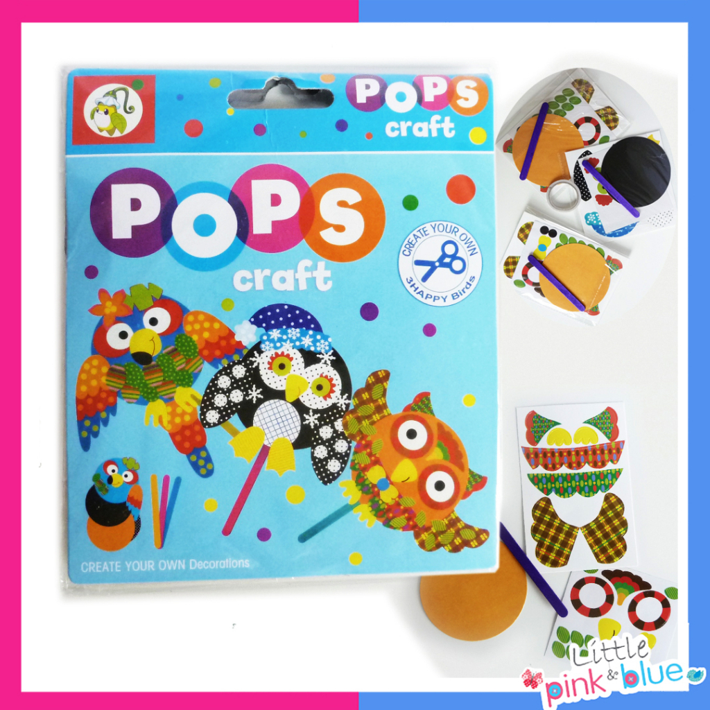 Pops Craft - 3 Happy Birds | Shopee Malaysia