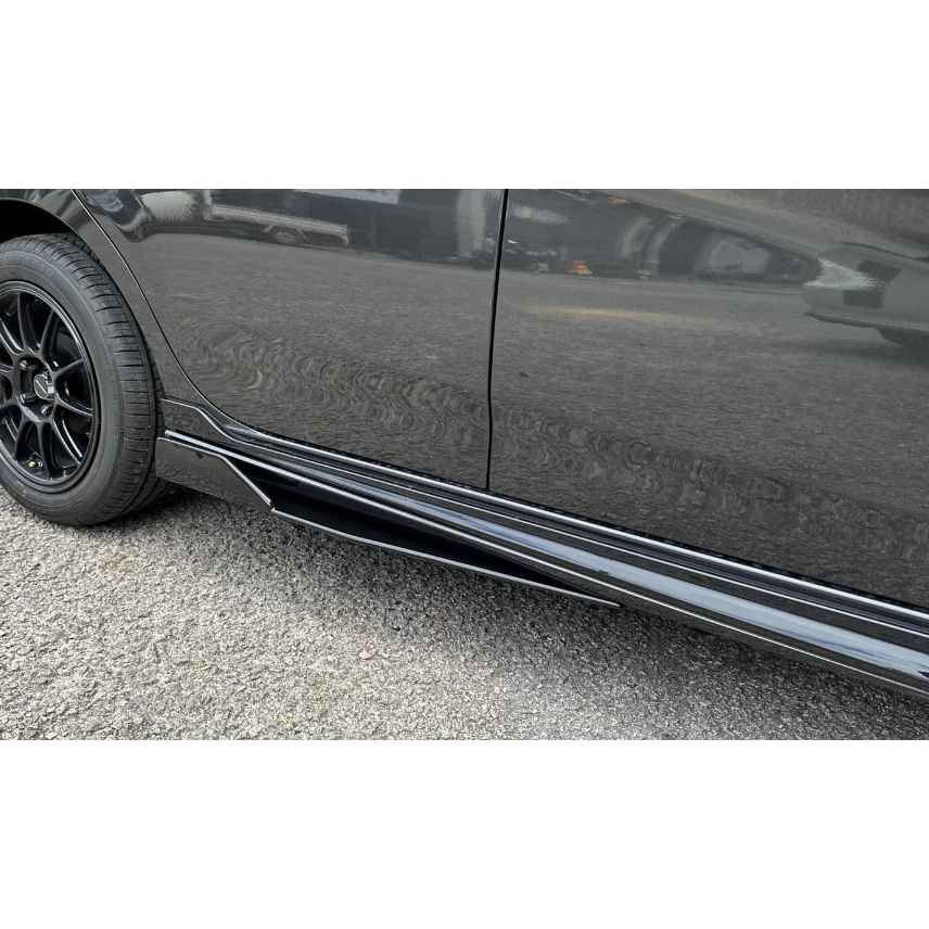Car Universal Black Glossy Side Skirt Diffuser Body Kit Lip 86cm Myvi ...